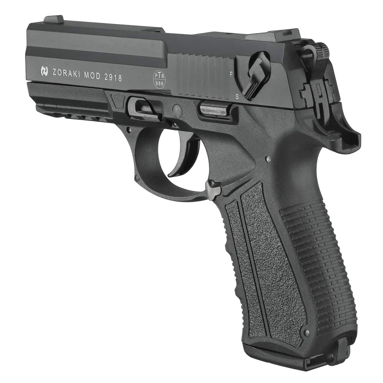 Zoraki 2918 9mm P.A.K. schwarz - Foxedo GmbH